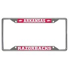 Fanmats NCAA Arkansas Razorbacks Chrome Metal License Plate Frame | eBay