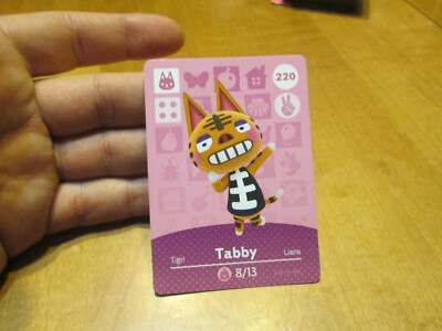 TABBY # 220 Welcome To Animal Crossing New Leaf Horizons AMIIBO Card ...