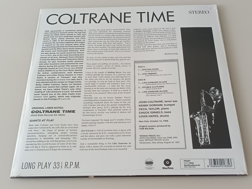 Coltrane Time by John Coltrane (Record, 2014) | eBay