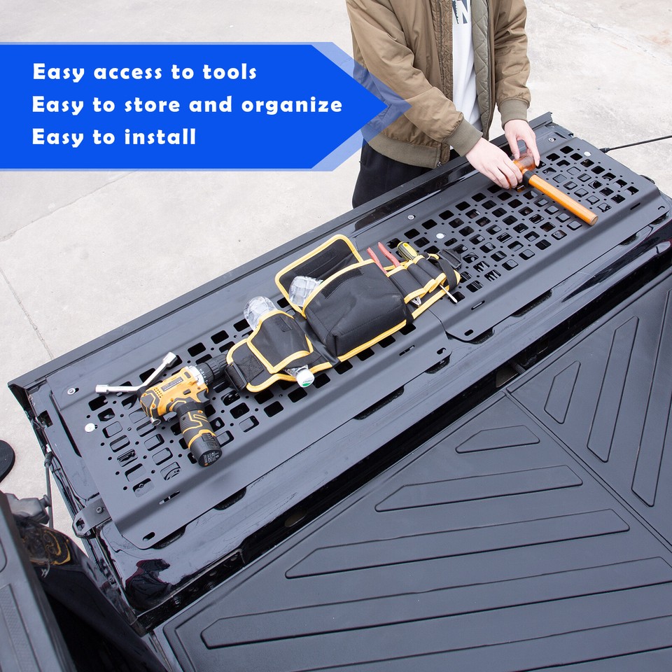 For 2015-2025 Ford F150 Tailgate Molle Panel Tailgate Table TruckMolle ...