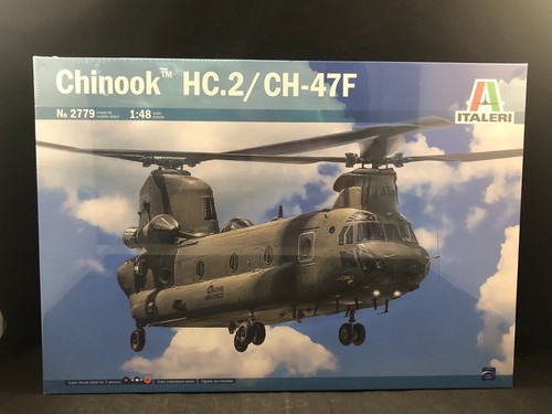 Italeri Chinook HC.2/CH-47F Helicopter 1:48 Scale Plastic Model Kit ...