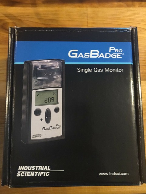 Industrial Scientific GasBadge Pro O2 Gas Monitor/gas Detector for sale ...