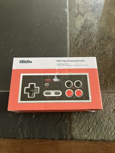 8Bitdo N30 2.4G Wireless Gamepad for Original NES Black - N3024G ...