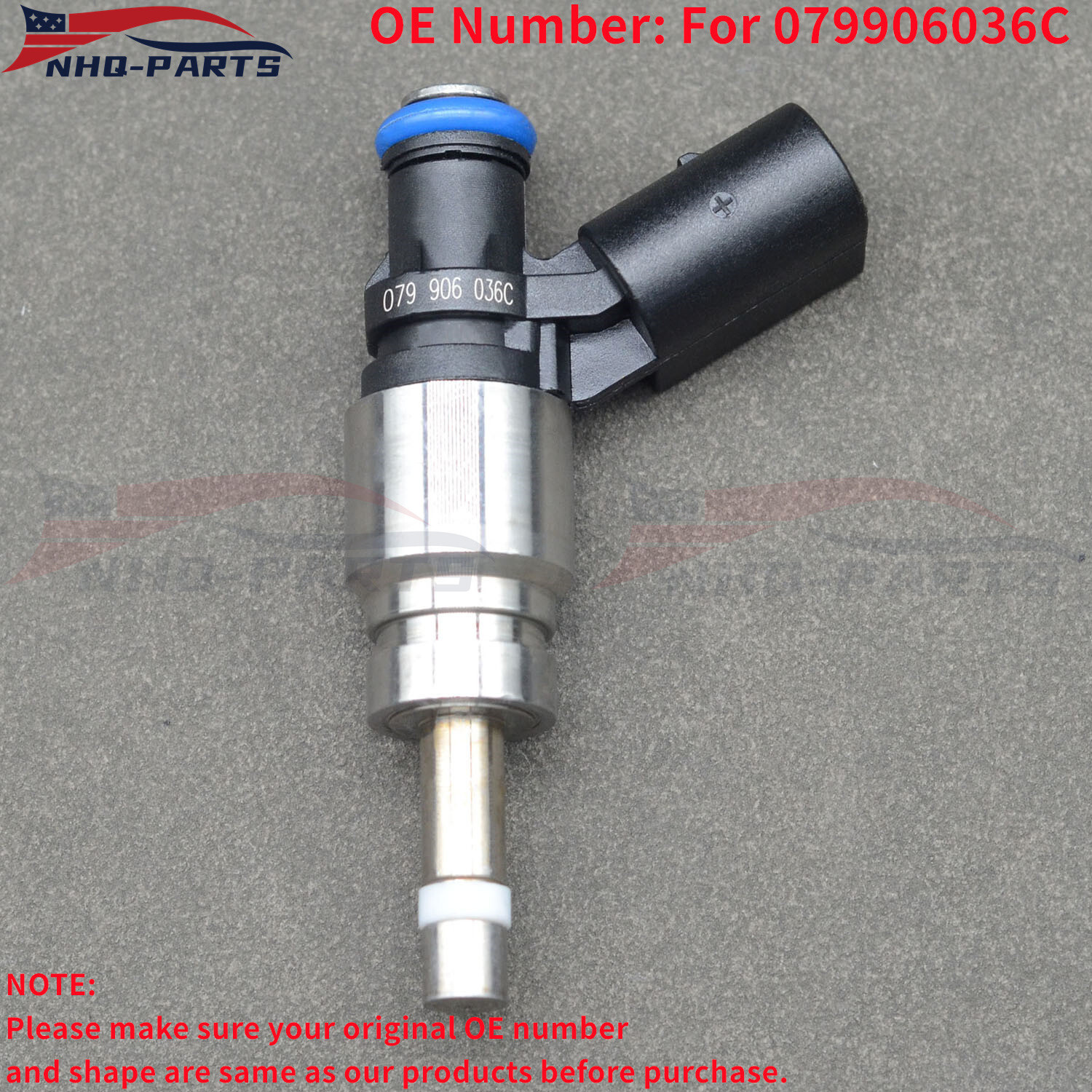 Fuel Injector For Audi 2007-2009 A6 A8 VW Touareg 4.2L 06E906036C ...