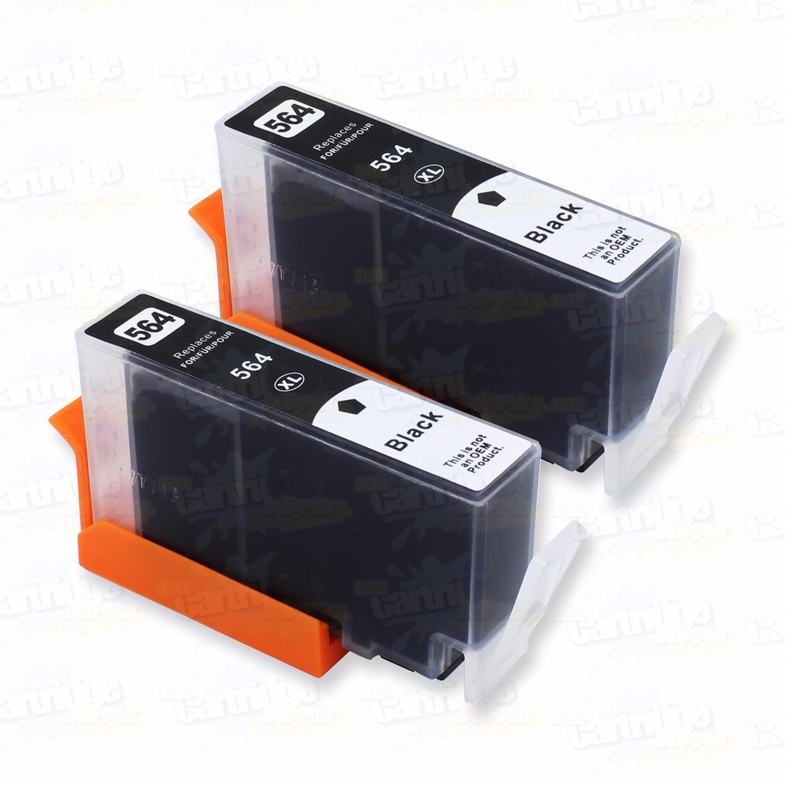 2PK New 564XL Large Black Ink for HP Photosmart 6510 6520 7510 7520 ...