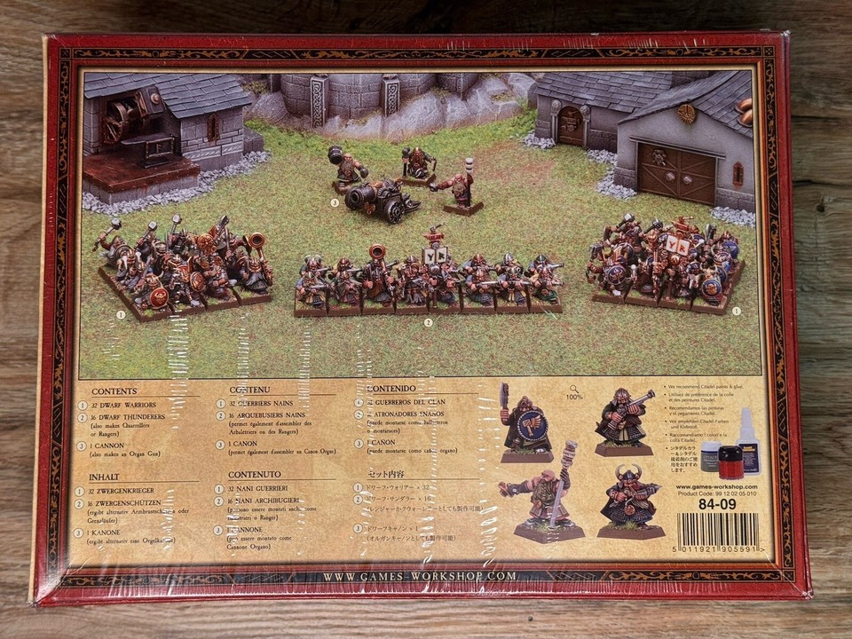 Warhammer Fantasy/Old World Dwarf Battalion Box Sealed NIB OOP | eBay