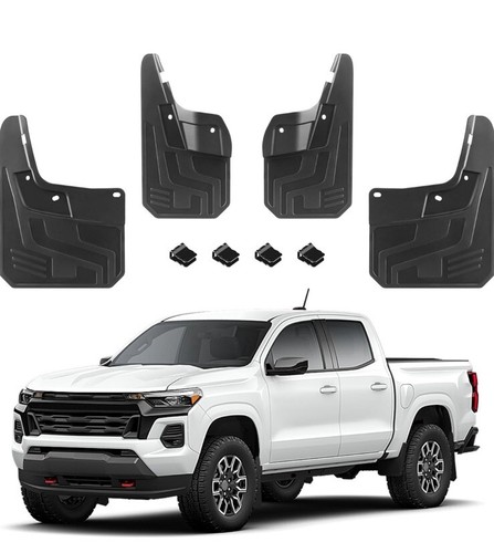 Front & Rear Mud Flaps Splash Guard Fender for Chevrolet Colorado 2023 ...