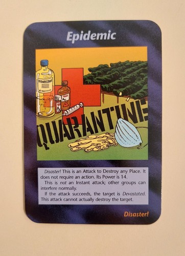 INWO Illuminati New World Order EPIDEMIC 1995 Unlimited Edition Game ...