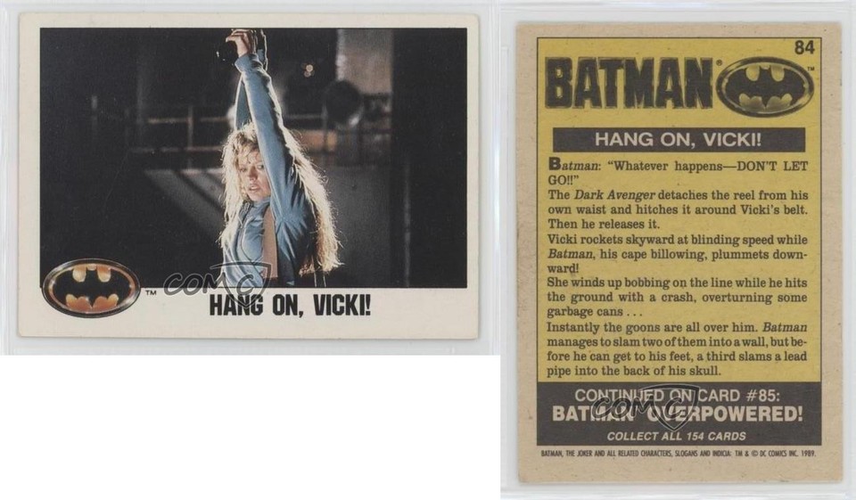 1989 O-Pee-Chee Batman Vicki Vale Hang on Vicki! #84 2ld | eBay