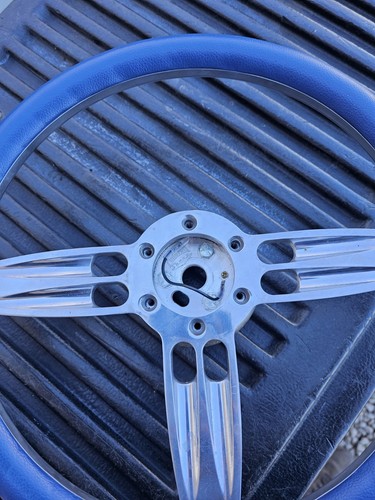 Forever Sharp Chrome Plated Steering Wheel Adapter 9 Hole for Chevrolet ...