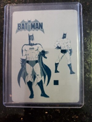 CZX DC Super Heroes & Villains Cyan Printing Plate- Batman Justice ...