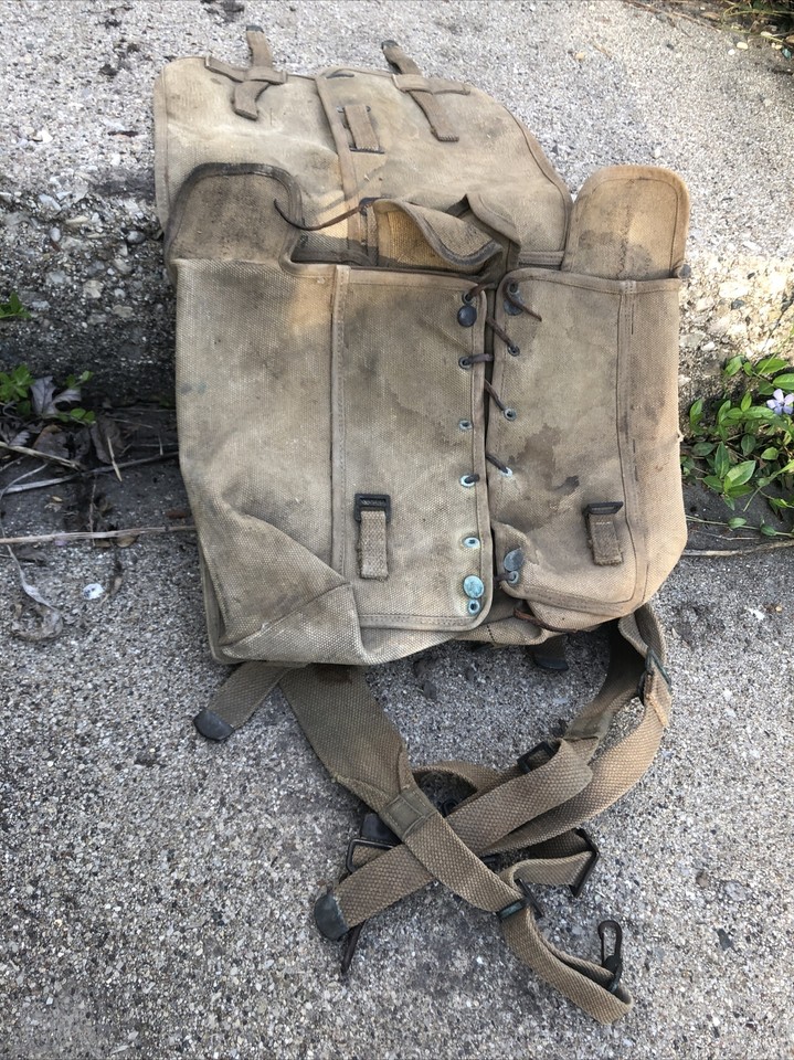 WW1 M1912 U.S Rucksack Medics back pack WW1 WW2 USGI WWII WW2 rare | eBay
