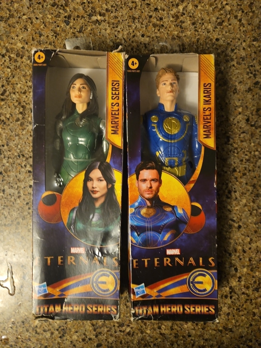 MARVEL ETERNALS TITAN HERO SERIES 12”ACTION FIGURES IKARIS & SERSI LOT ...