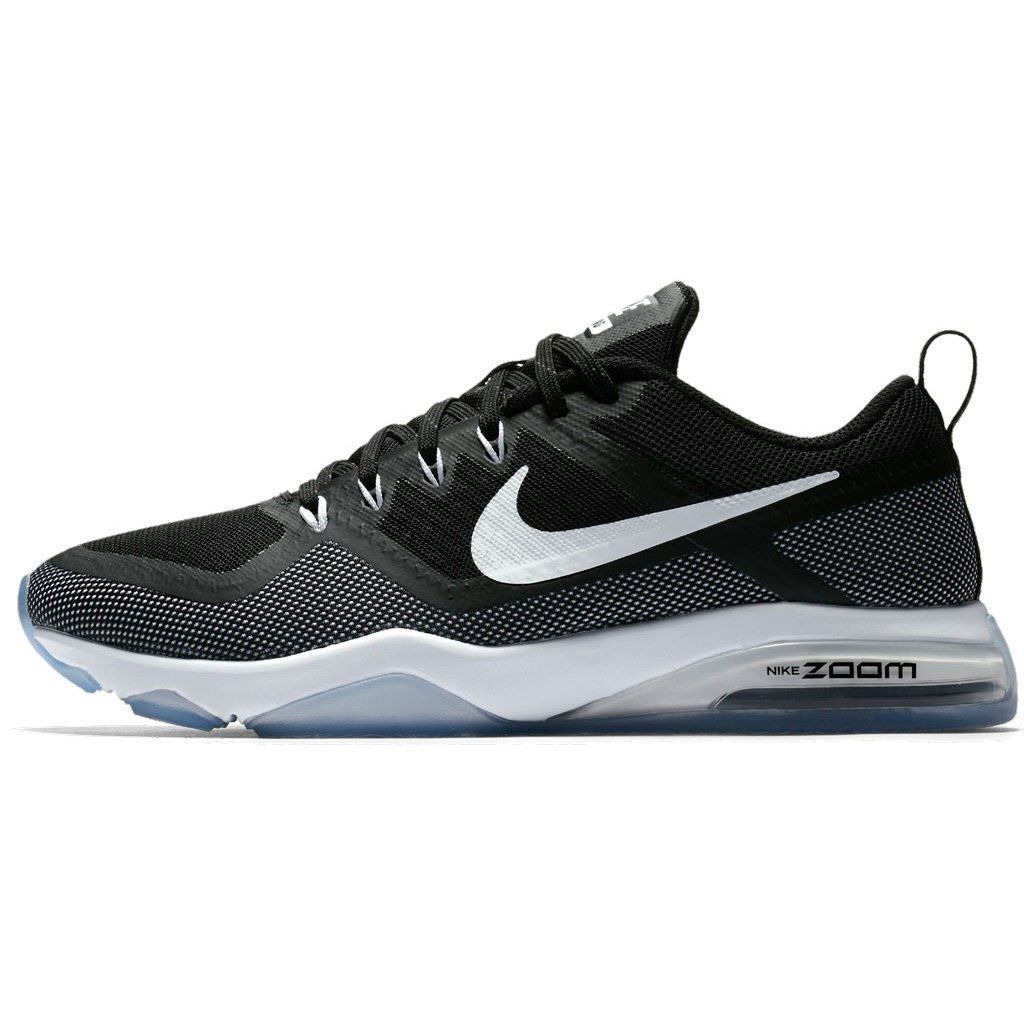 Nike Women Air Zoom Fitness 904645-001 Black White Mesh Training Shoes ...