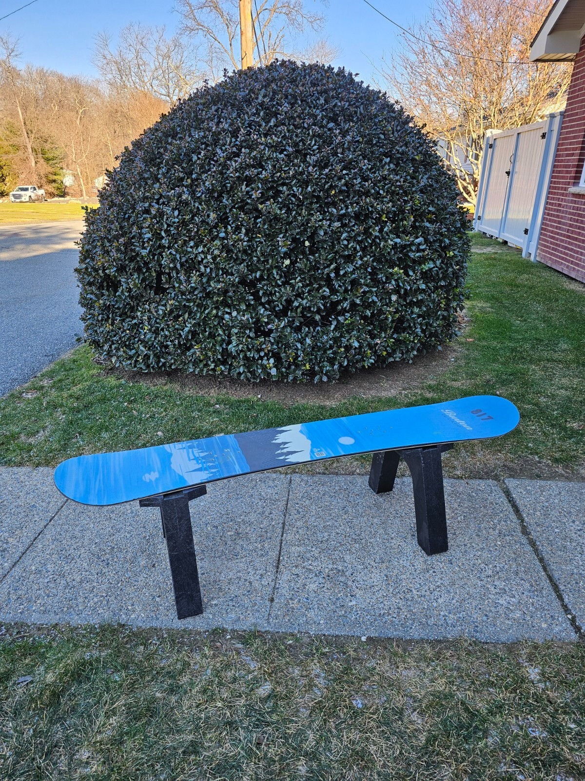 Burton Snow Board Bench- Coffee Table made with real Burton Snow Boards ...