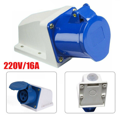 Mains Hook Up Socket Inlet Female With Flap Camper Caravan Motorhome ...