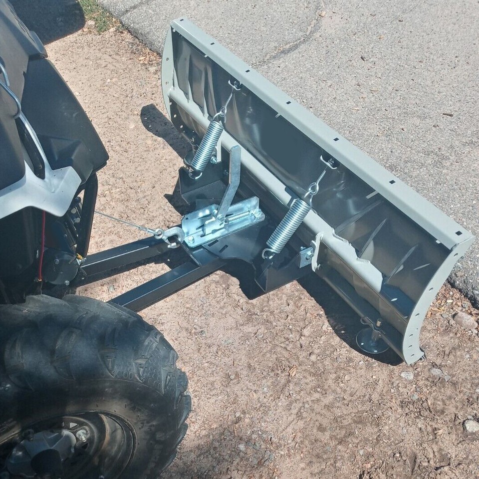 For ATV Snow Plow Adjustable 48" Steel Blade Complete Universal Kit ...