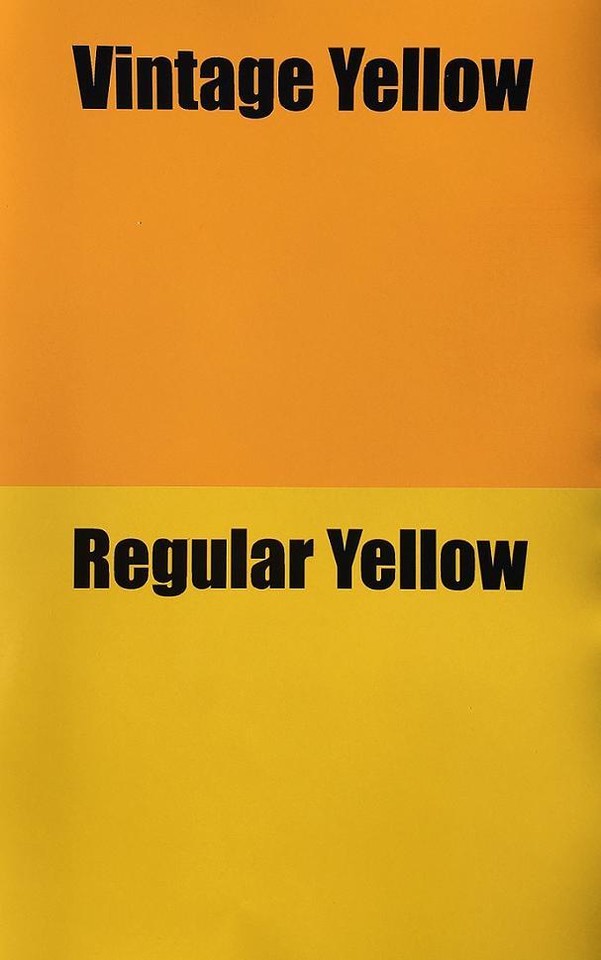 Vintage Oval Pre-Printed Black Backgrounds - Yellow Bold - Factory | eBay