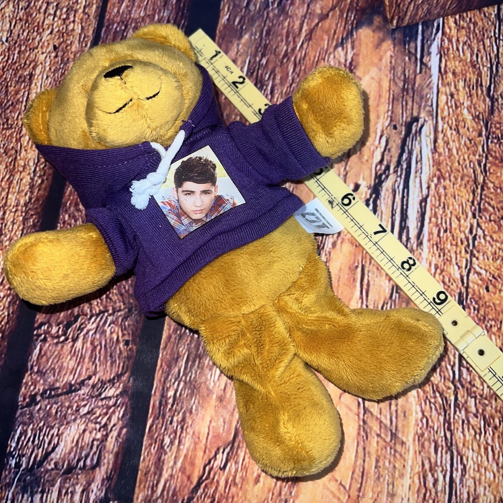 One Direction 1D Plush Teddy Bear Zayn Malik Purple Hoodie i-star ...