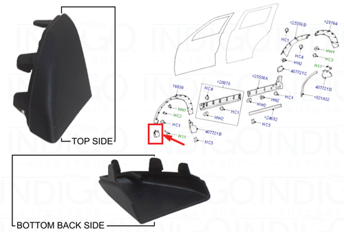 2010-2016 Land Rover LR4 Genuine Front WheelArch Moulding Cap LH LR4 ...