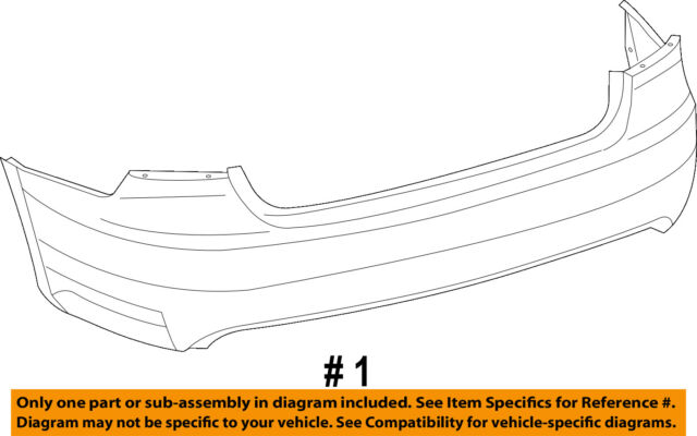 VW Volkswagen OEM 2016 PASSAT Rear Bumper-bumper Cover 561807421KGRU ...