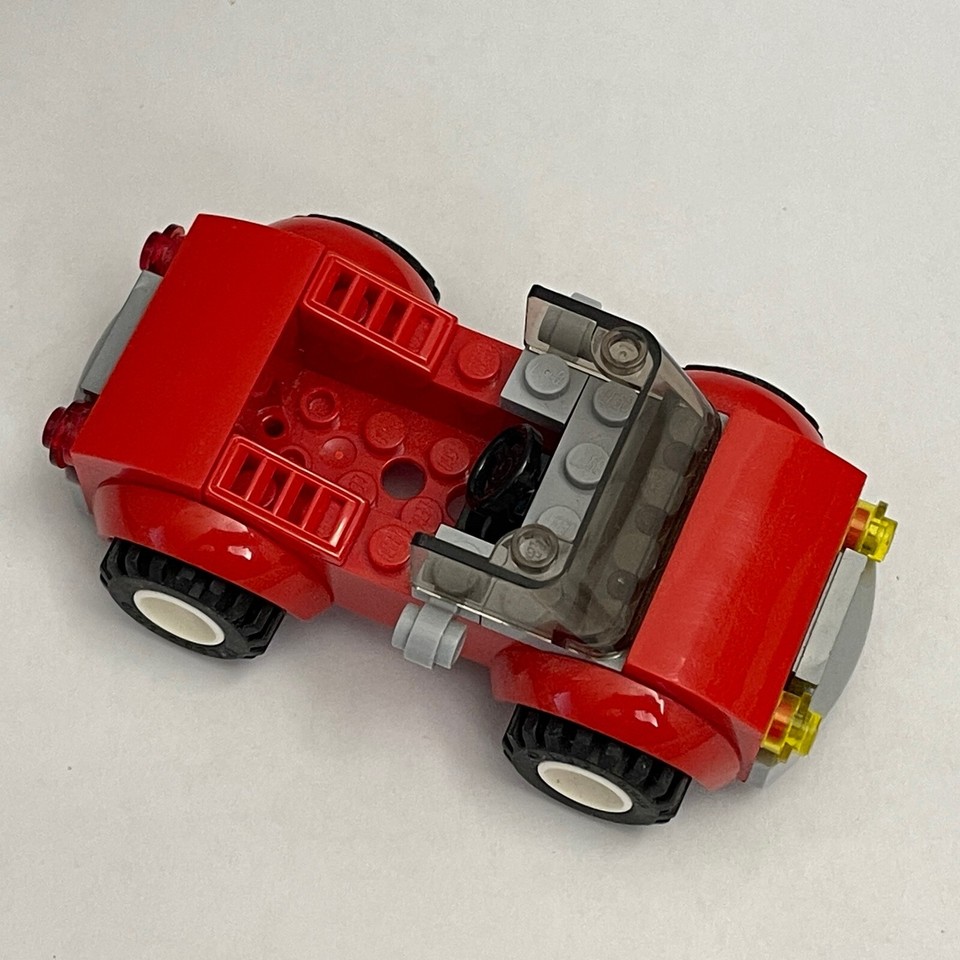 Lego 6157 11650 Automobile Car Red Gray Black White Yellow | eBay