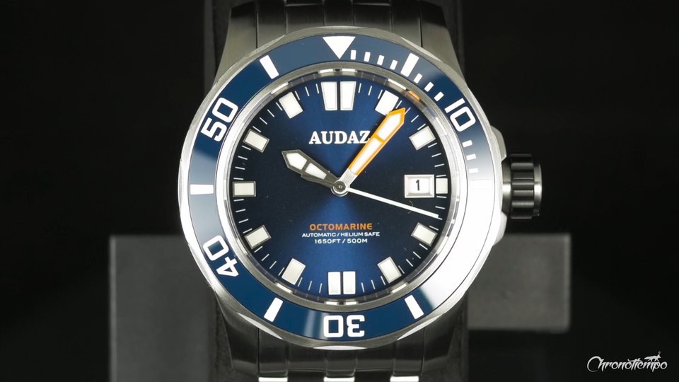 Audaz Blue Octomarine Automatic Men's Diver Watch 42mm ADZ-2070-02 ...