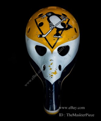 Ice Hockey Mask Goalie Helmet Wearable Home Decor Michel Dion Worn-out ...