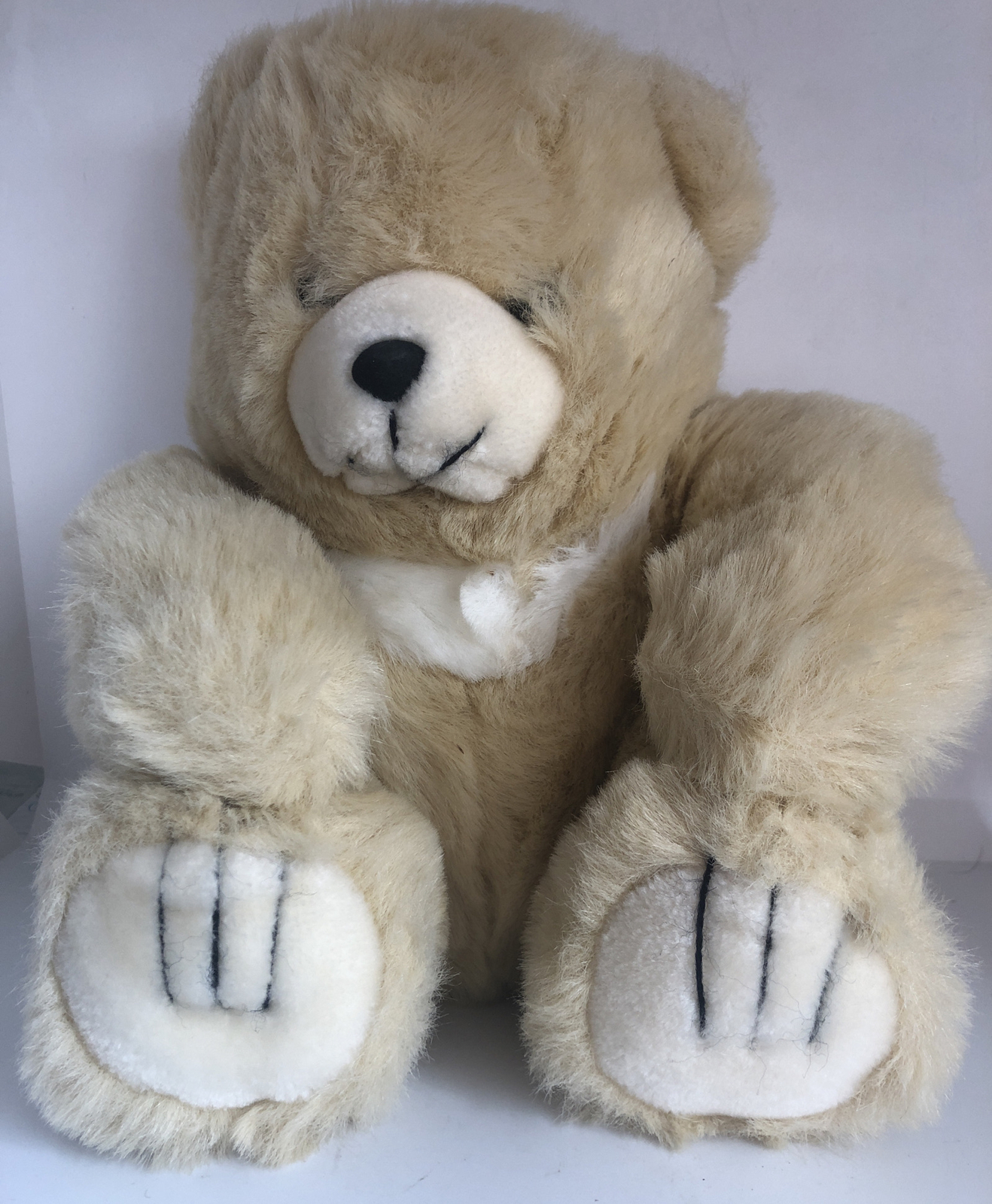 Fiesta Polar Lil Bear Plush Teddy 1991 White Stuffed Animal America ...
