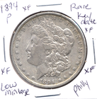 1894 P XF Morgan Dollar KEY DATE AUCTION 90% RARE Silver US$1 NICE COIN ...