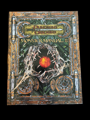 Dungeons And Dragons Monster Manual II Two 2 3.0 Roleplaying Manual ...