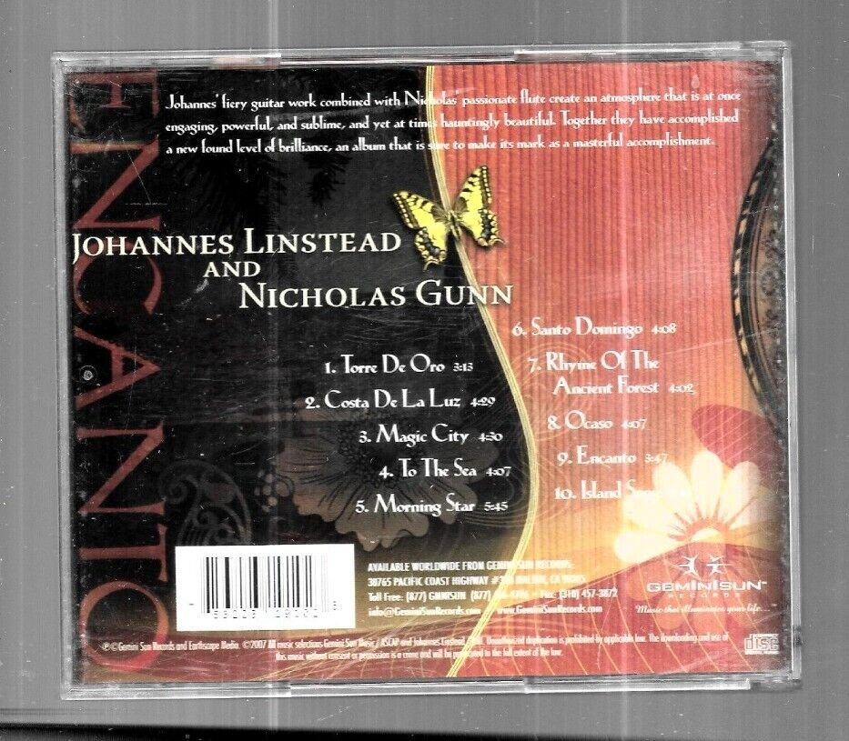 Encanto by Johannes Linstead/Nicholas Gunn (CD, Sep-2007, Gemini Sun ...