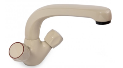 KITCHEN MIXER TAP SINK MONO DUO HANDLE FULL TURN TAPS SWIVEL SPOUT ...