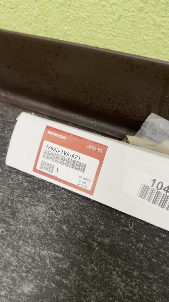 Genuine Honda OEM 72925-TVA-A21 Upper Rear Right Door Sash Molding | eBay