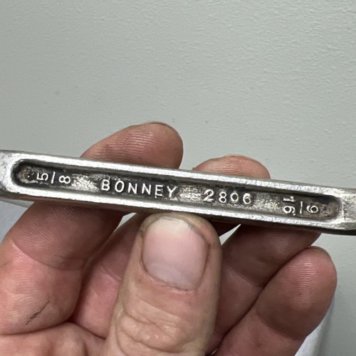 Vintage Bonney 2806 CV - 9/16” X 5/8” Double Offset Boxed End Wrench ...