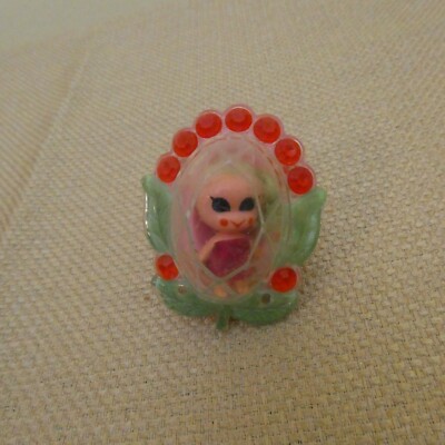 VTG 1967 Mattel Liddle Kiddles Jewelry Toy Ring Flower Locket w/Mini ...