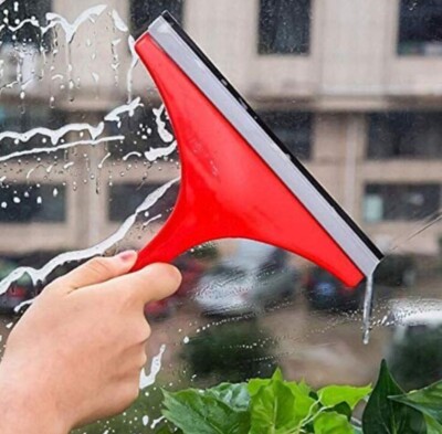 Window Squeegee Wiper Glass Cleaning Blade Shower Screen Washer Cleaner ...