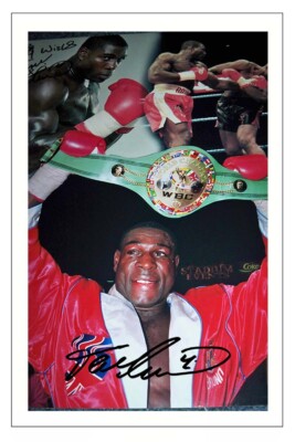 FRANK BRUNO Signed Autograph PHOTO Fan Gift Signature Print BOXING ...