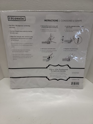 Colorbok Universal Refill Pages 12"X12" 10/Pkg -62051 | eBay