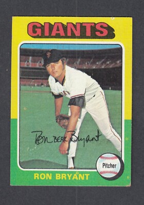 1975 Topps RON BRYANT San Francisco Giants #265 | eBay