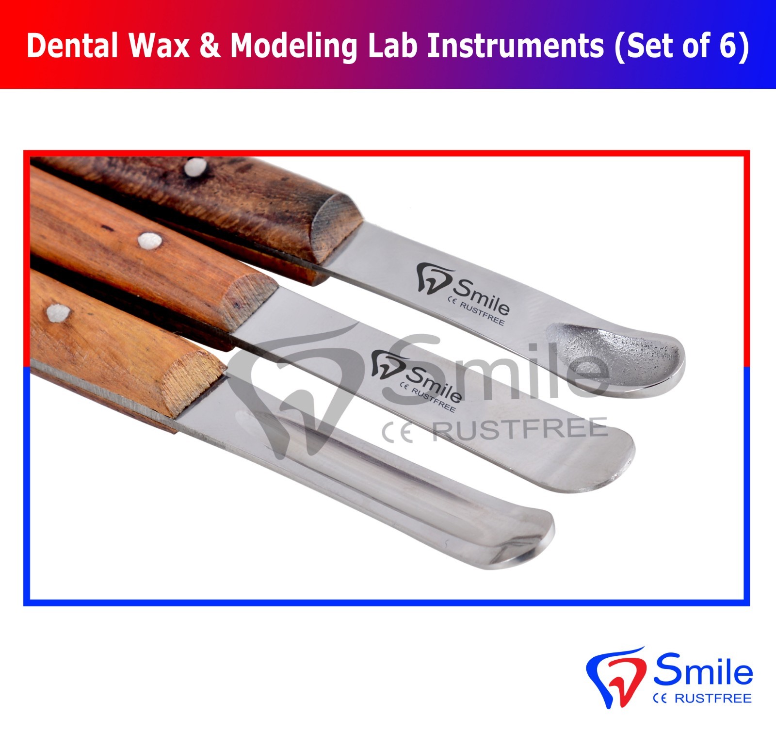 Alginate Wax Knife Mixing Spatula Set Dental Laboratory Tools CE Smile ...