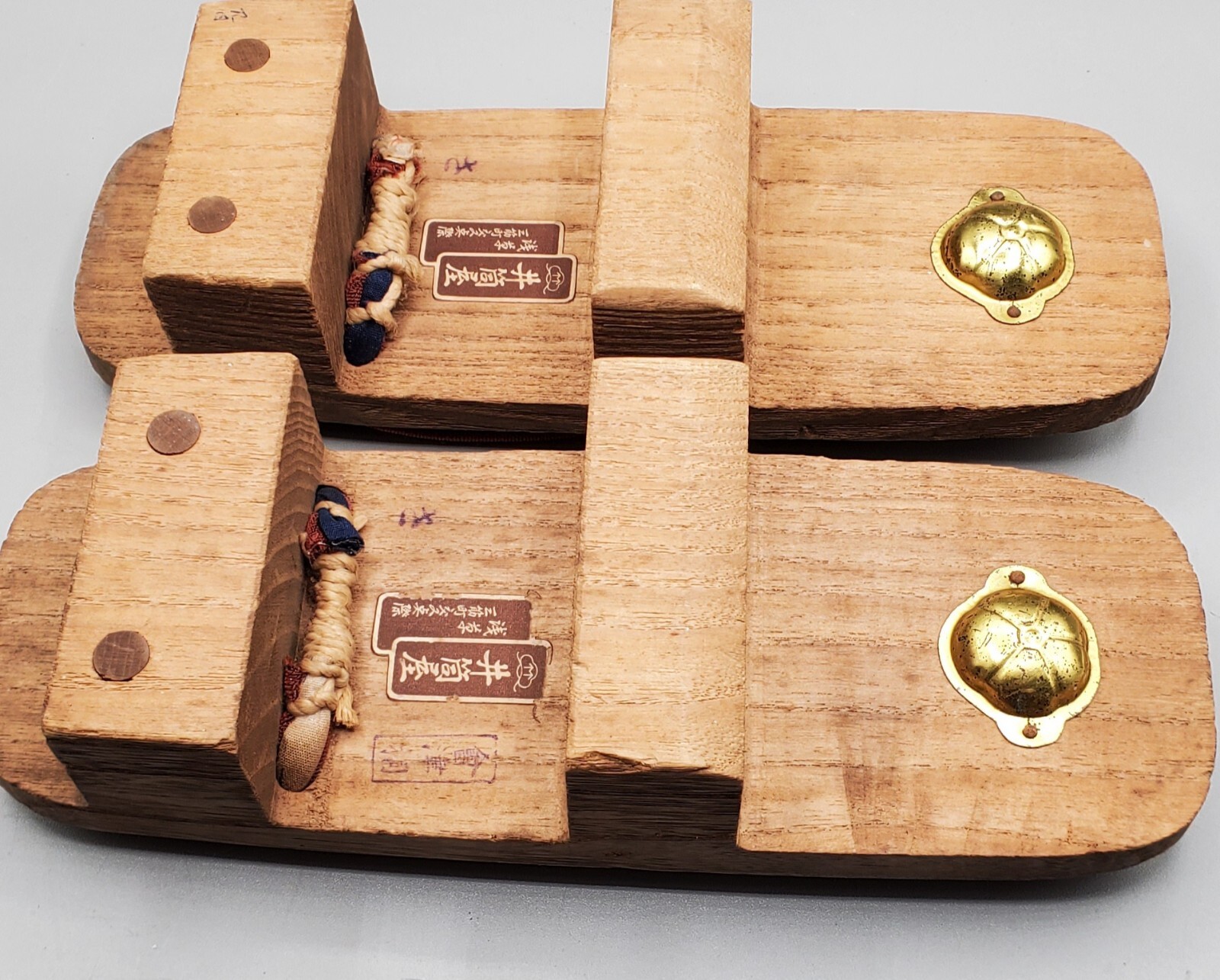 Vintage Japanese Wooden Wood Geta Geisha Sandals Shoes B14 | eBay