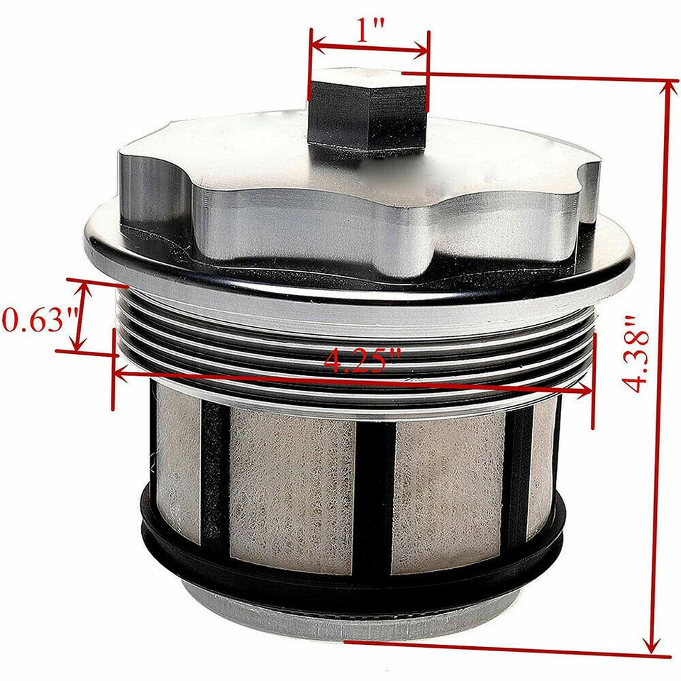 Fuel Filter w/Cap For Ford 7.3L V8 99-03 E350 F250 F350 F450 F550 Super ...