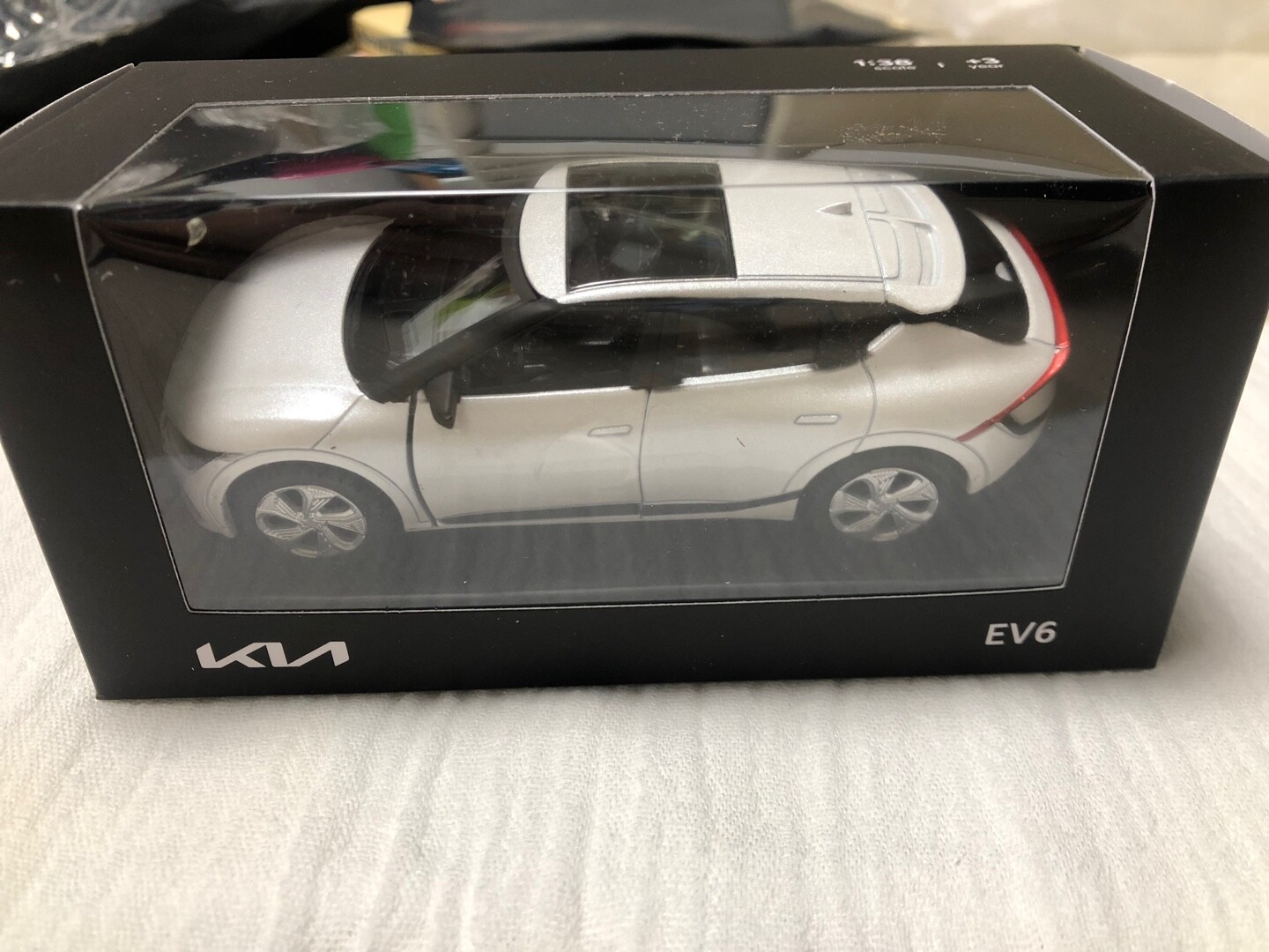 KIA Motors Diecast Mini Car EV6 GT 1:38 Scale Miniature Display Toy 3 ...