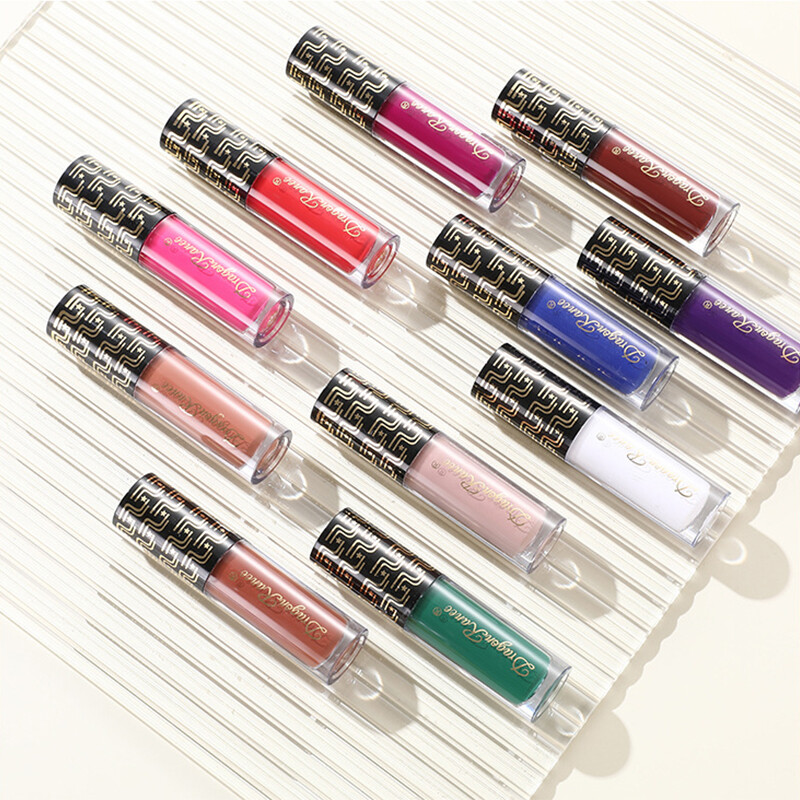 12 Colors Long Lasting Waterproof Velvet Matte Glaze Lipstick Liquid