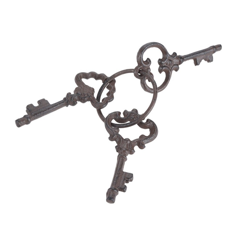 1set European Wine Cellar Key Castle Key Iron Ornament Collection Home ...