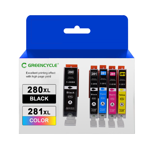 5x PGI-280 CLI-281 XXL Ink Cartridge for Canon PIXMA TS6120 TS6220 ...