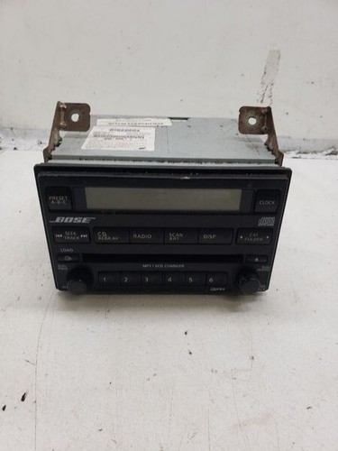 2005-2007 Nissan Pathfinder Radio Receiver 6 disc changer, w/o ...