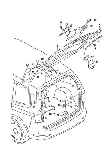 Genuine Cover VW SEAT Caddy Lavida Langxing Passat 4Motion Variant ...