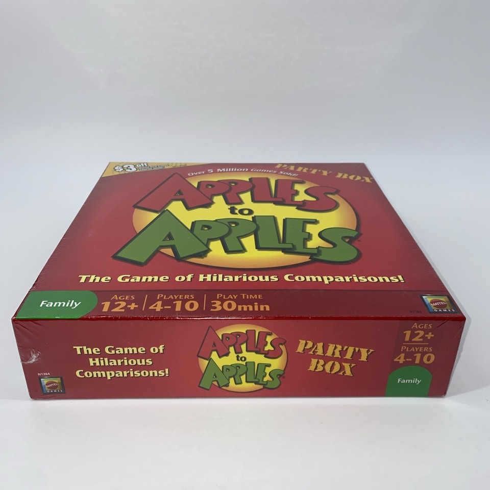 Mattel Boardgame Apples to Apples Party Box Game New Wrapped | eBay